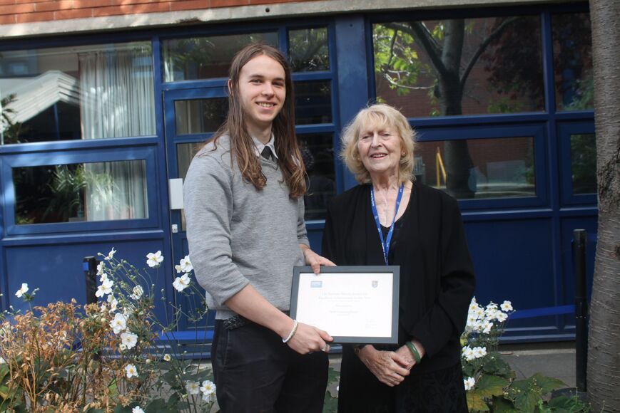 Congratulations to Seth Cunningham, winner of the Barbara Simon Award ...